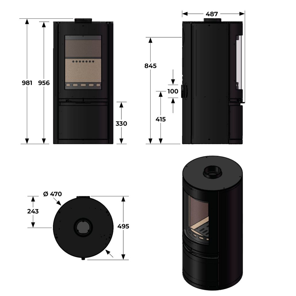 RONDO DOOR | Kent Stoves